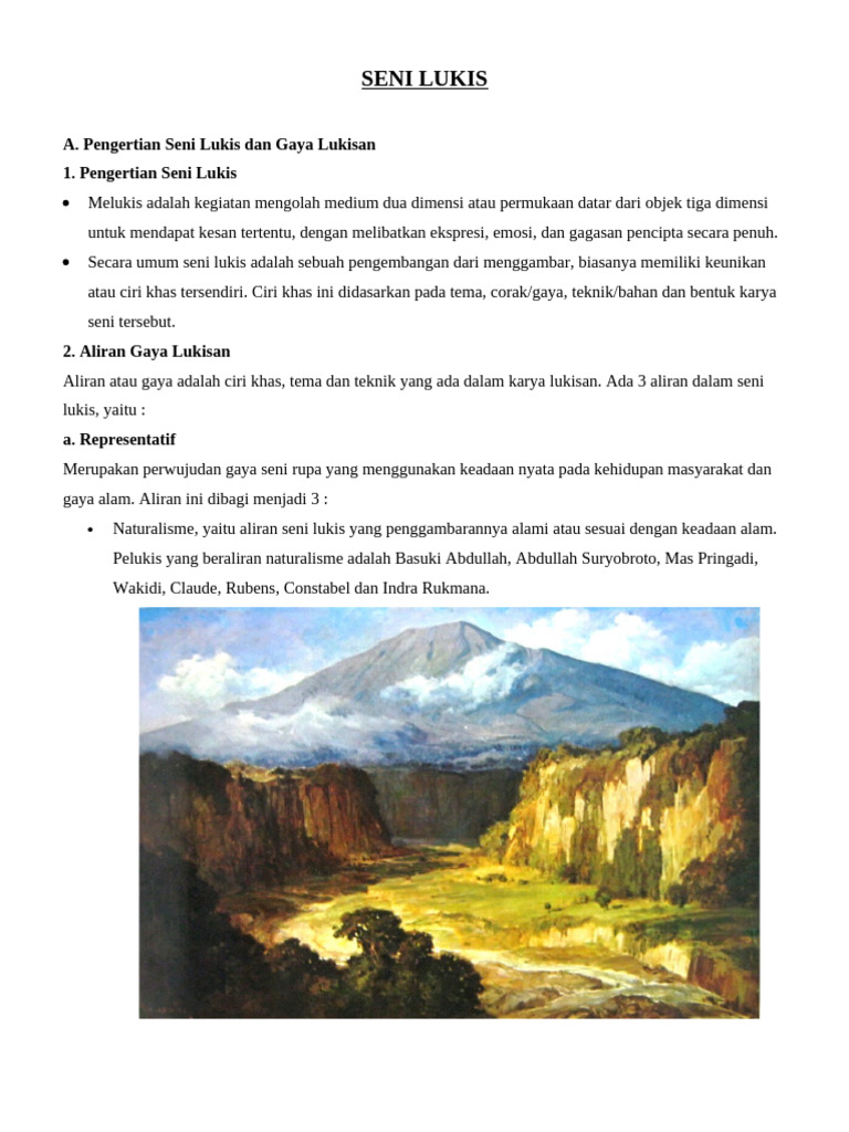 Materi Seni Lukis | PDF