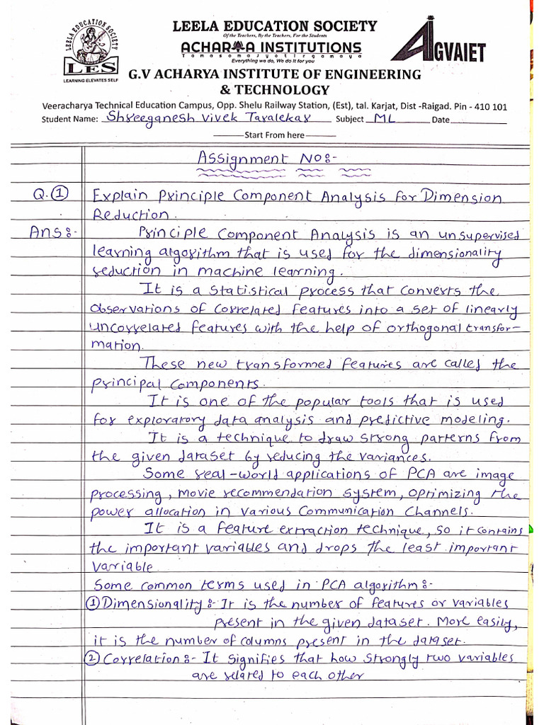 ML Assignment No.5 | PDF