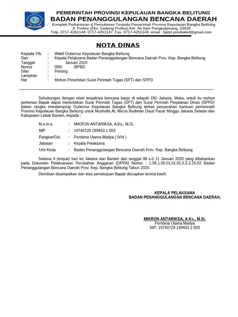 455217704-Nota-Dinas | PDF