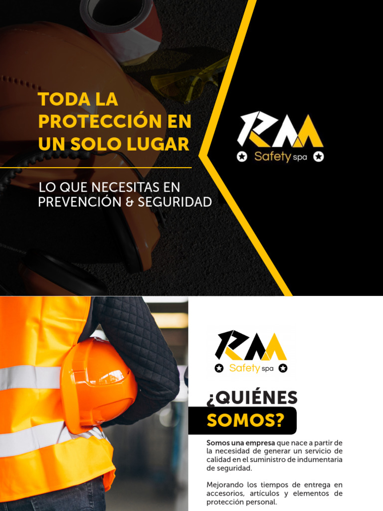 Catalogo RM Safety | PDF | Casco | Factores humanos y ergonomía