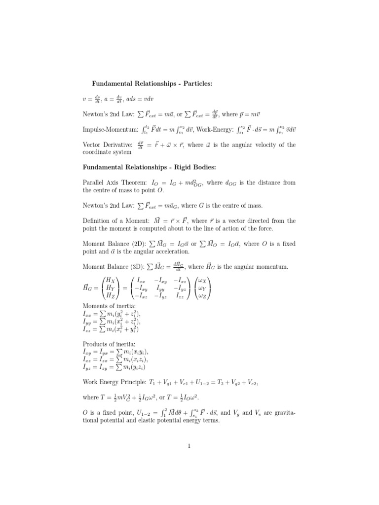 Dynamics | PDF | Force | Kinematics
