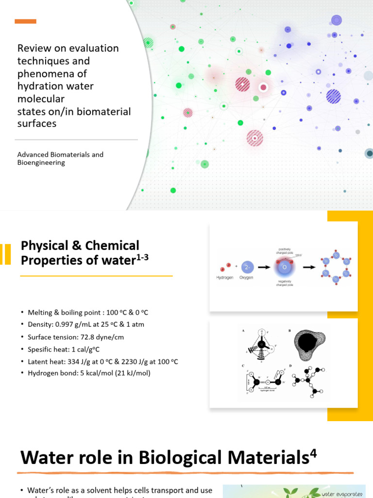 Review On Evaluation Techniques and Phenomena of Hydration | PDF | Cell ...