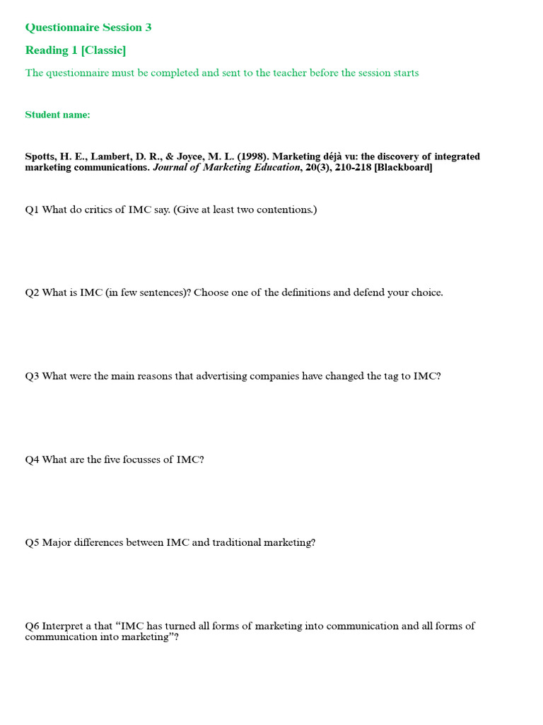 1 Questionnaire Session 3.docx - 20241016 - 205202 - 0000 | PDF