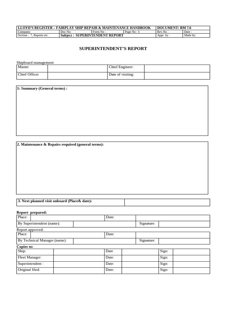 Superintendent Report | PDF