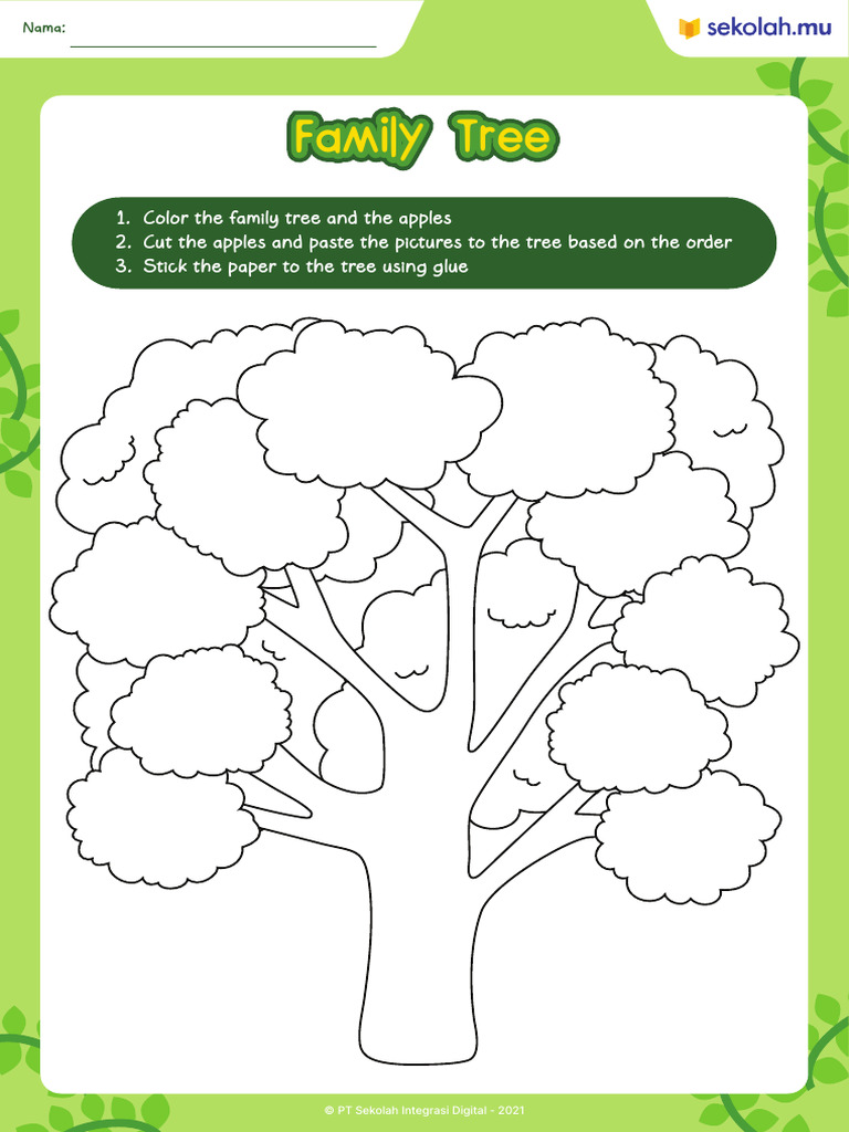 Worksheet Family Tree | PDF | Lunch | Cuisine