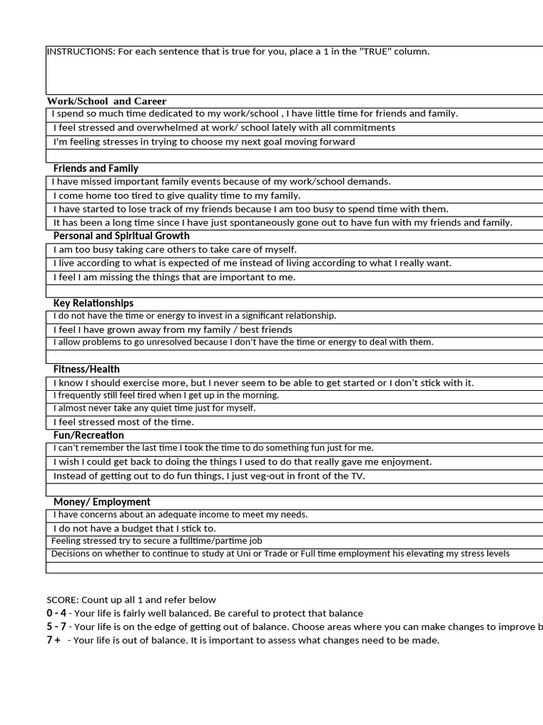 Stress Tests Task 1 - 2 | PDF | Relaxation (Psychology) | Psychology