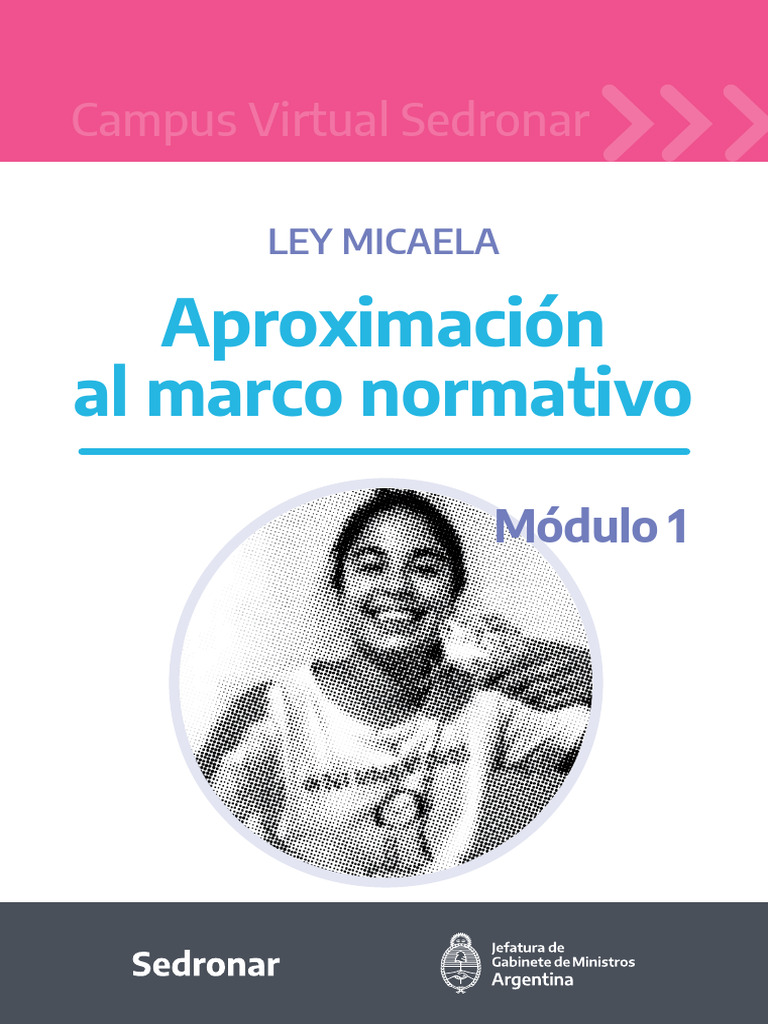 Módulo 1_Aproximación al marco normativo_Ley Micaela en Sedronar | PDF | Identidad de género ...