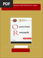 Operations Research (Kanti Swarup P.K Gupta Man Mohan) (Z-Library) | PDF