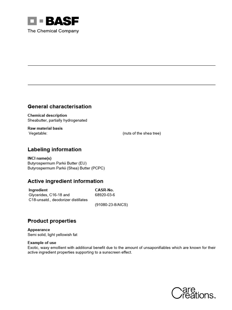Cetiol - SB - 45 - IPD - MSDS (BASF) | PDF