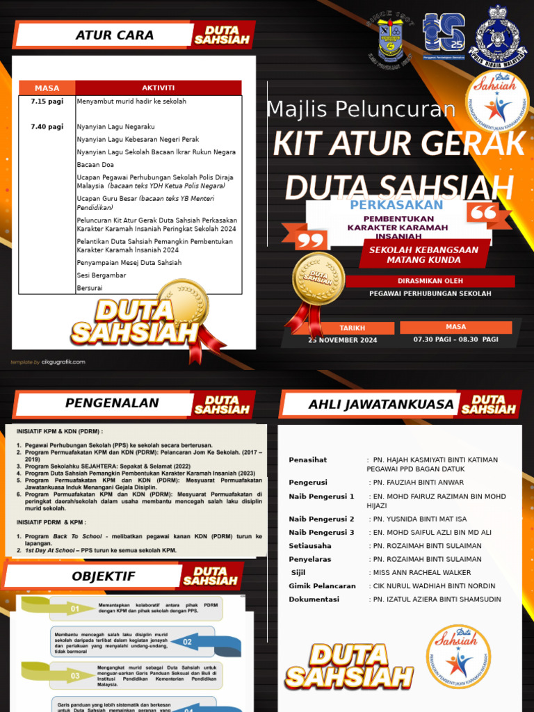 BUKU PROGRAM DUTA SAHSIAH 2024 | PDF