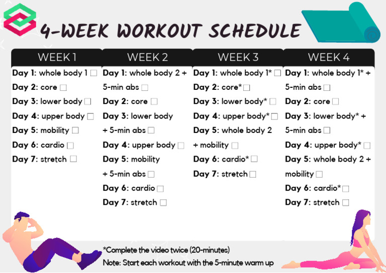 ZTM workout schedule | PDF