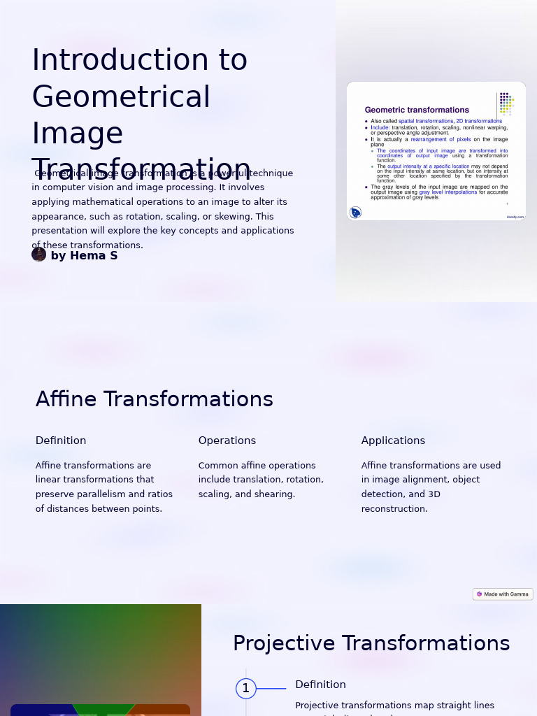 Introduction To Geometrical Image Transformation | PDF | 3 D Computer Graphics | Image