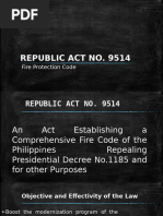 R.A. 9514 Fire Code of The Philippines | PDF | Fire Safety | Fires