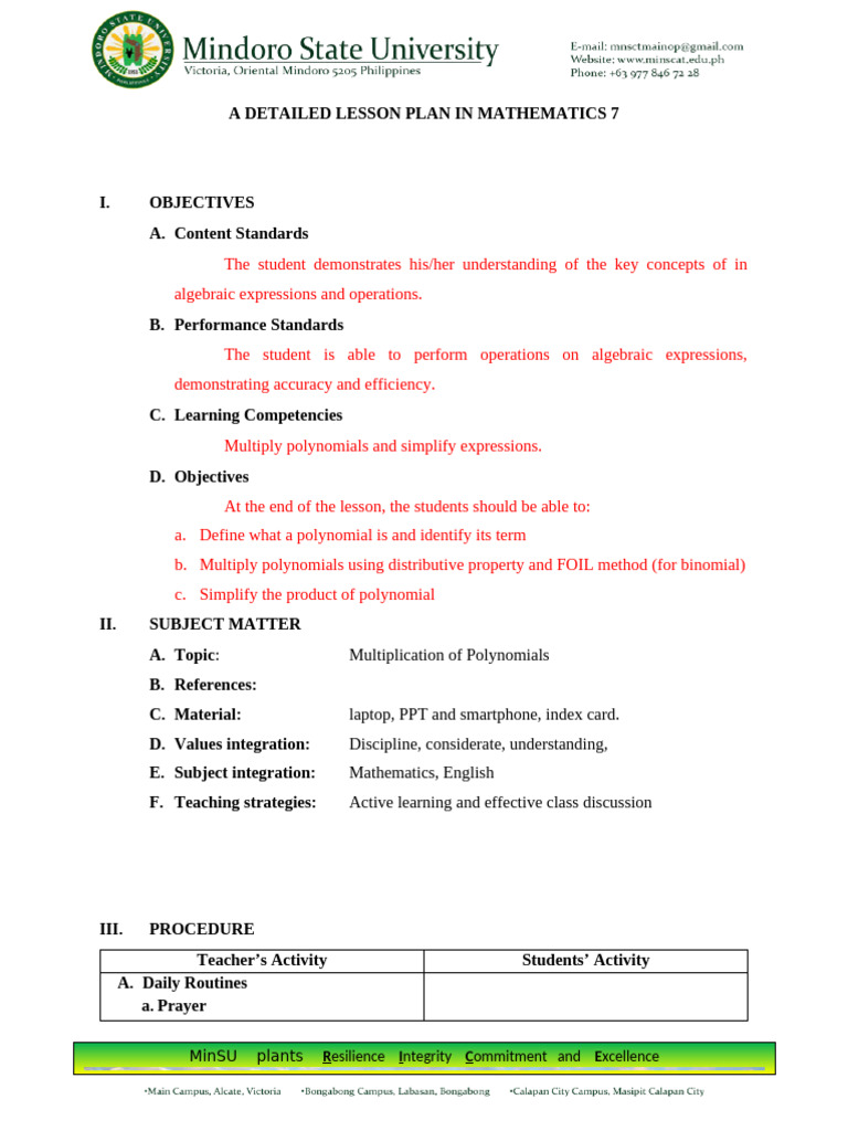 Math dlp multiplication of Polynomial | PDF | Polynomial | Multiplication