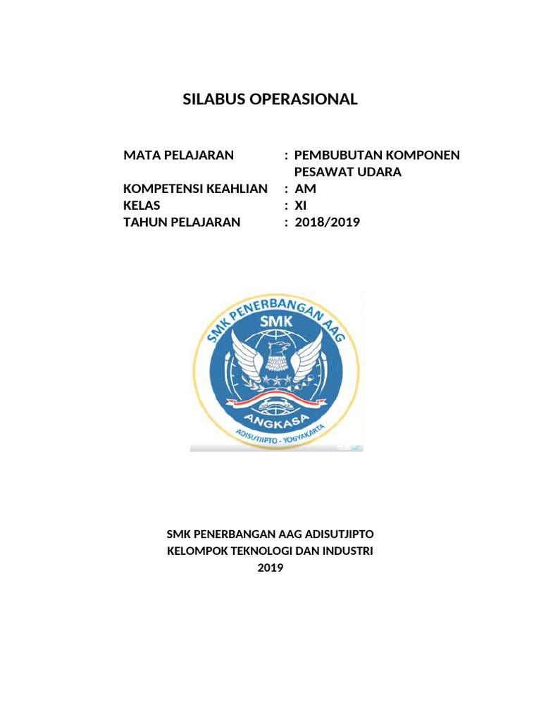 Silabus Operasional Mapel Pkpu X SMK Final | PDF