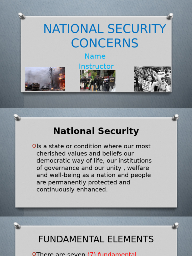 National Security Concerns | PDF | Weapons Of Mass Destruction | Smuggling