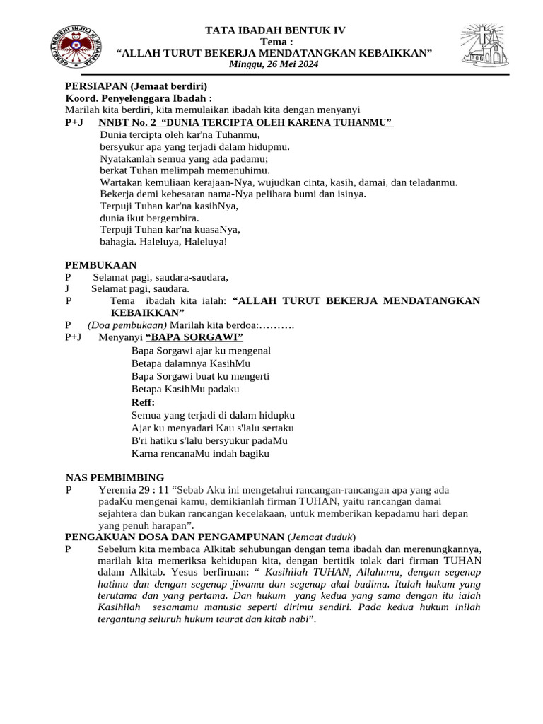 TATA IBADAH BENTUK IV | PDF