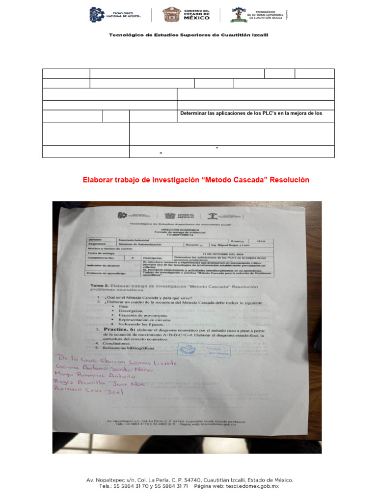 Tarea 5 y P6 C-2 Metodo Cascada | PDF | Ingeniería de software | Diseño