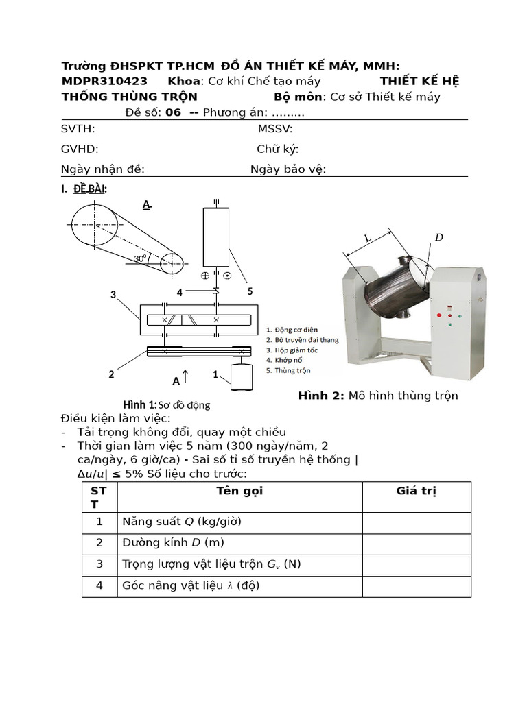 DE06 - Page01 - ĐA TKM - REV01 | PDF