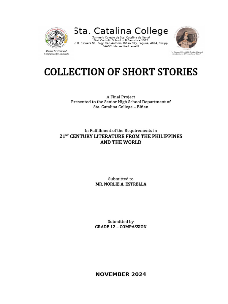 21st Century Short Story Grade 12 - Compassion (3) | PDF