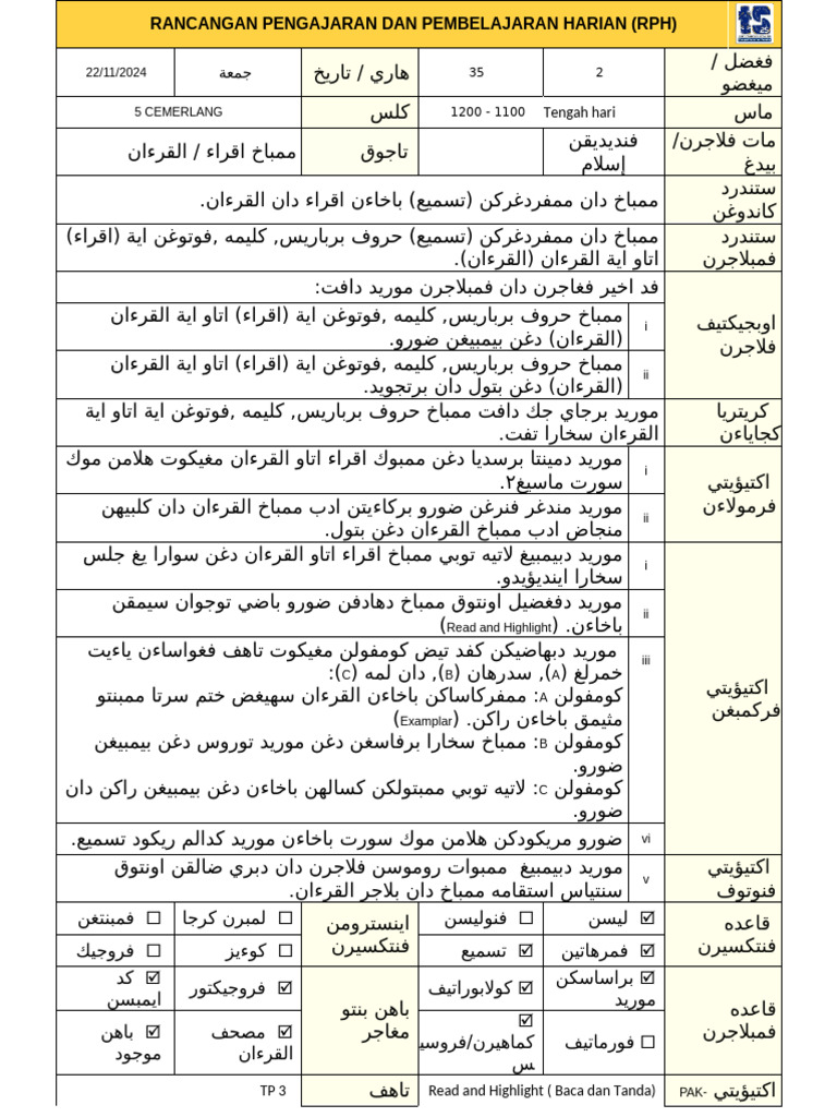 TASMIK | PDF