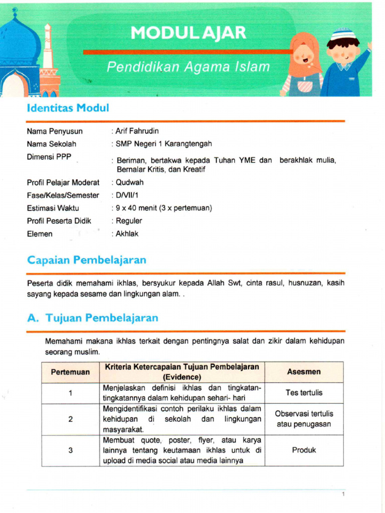 Modul BTQ Lengkap | PDF