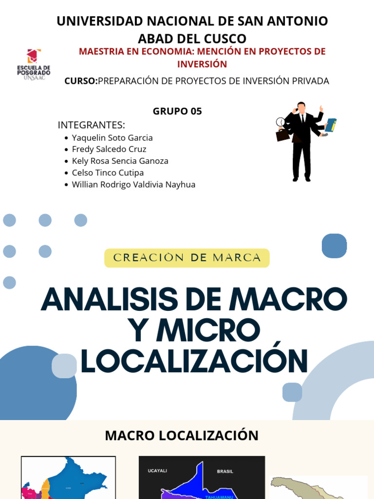 Analisis de Micro y Macro Localización | PDF