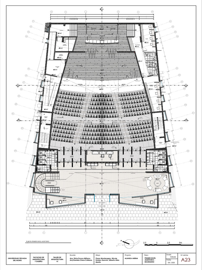 L23 - Primer Nivel Auditorio-Escenario | PDF