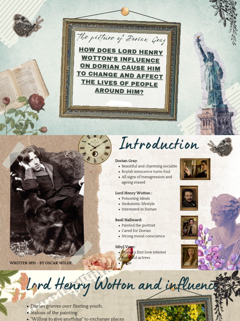 The Portrait of Dorian Gray Powerpoint | PDF | The Picture Of Dorian Gray