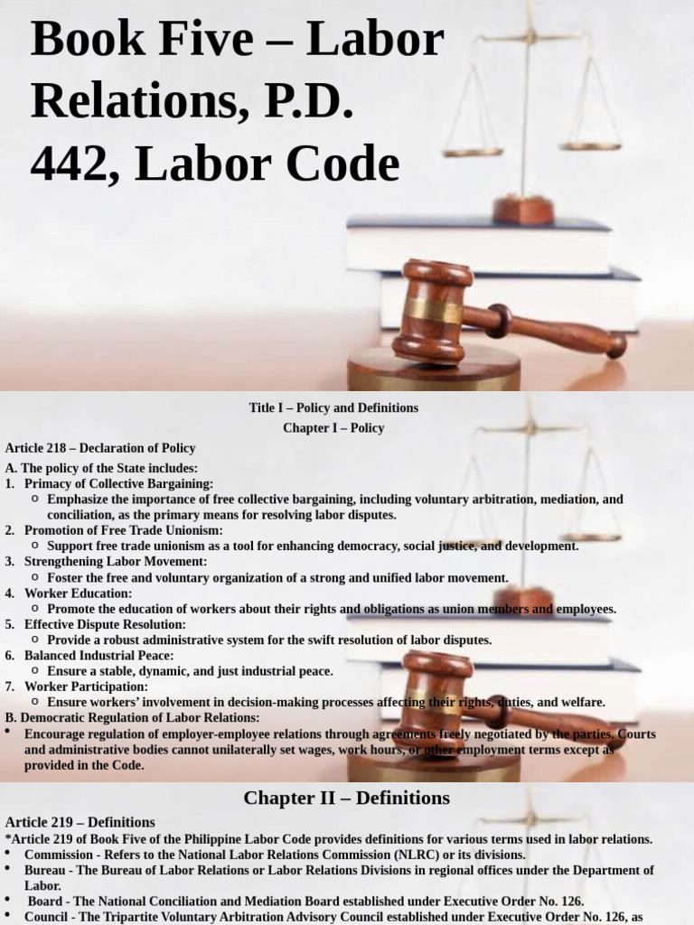 Presentation3. Book Five Labor | PDF | Strike Action | Collective ...