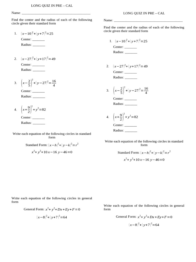 LONG-QUIZ | PDF | Probability Distribution | Random Variable