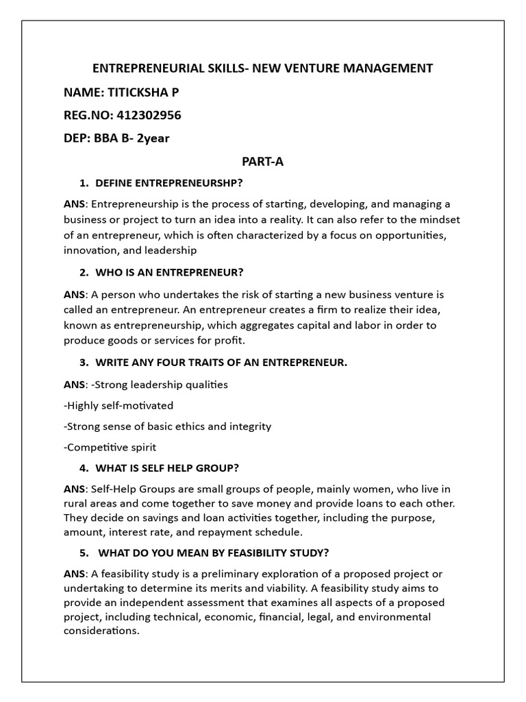 Key Traits of Successful Entrepreneurs | PDF | Entrepreneurship ...