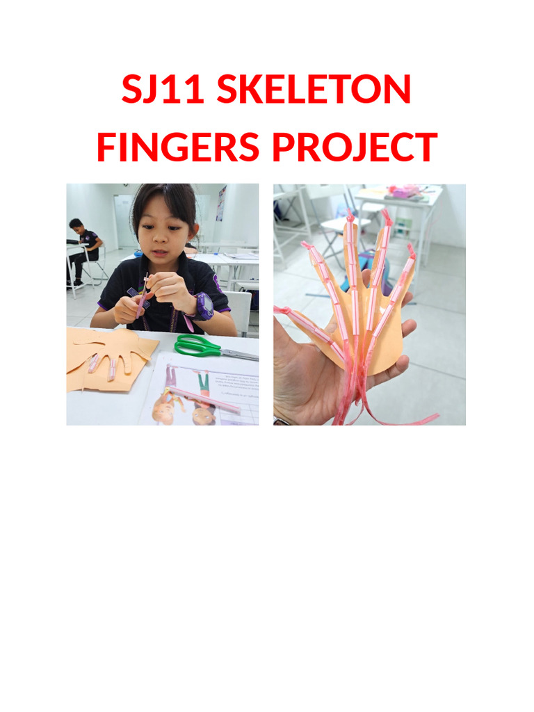 Moveable Finger Model Guide | PDF