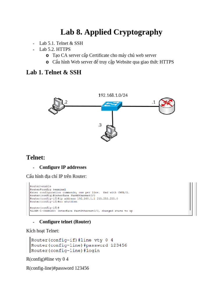 Lab8. Applied Cryptography | PDF