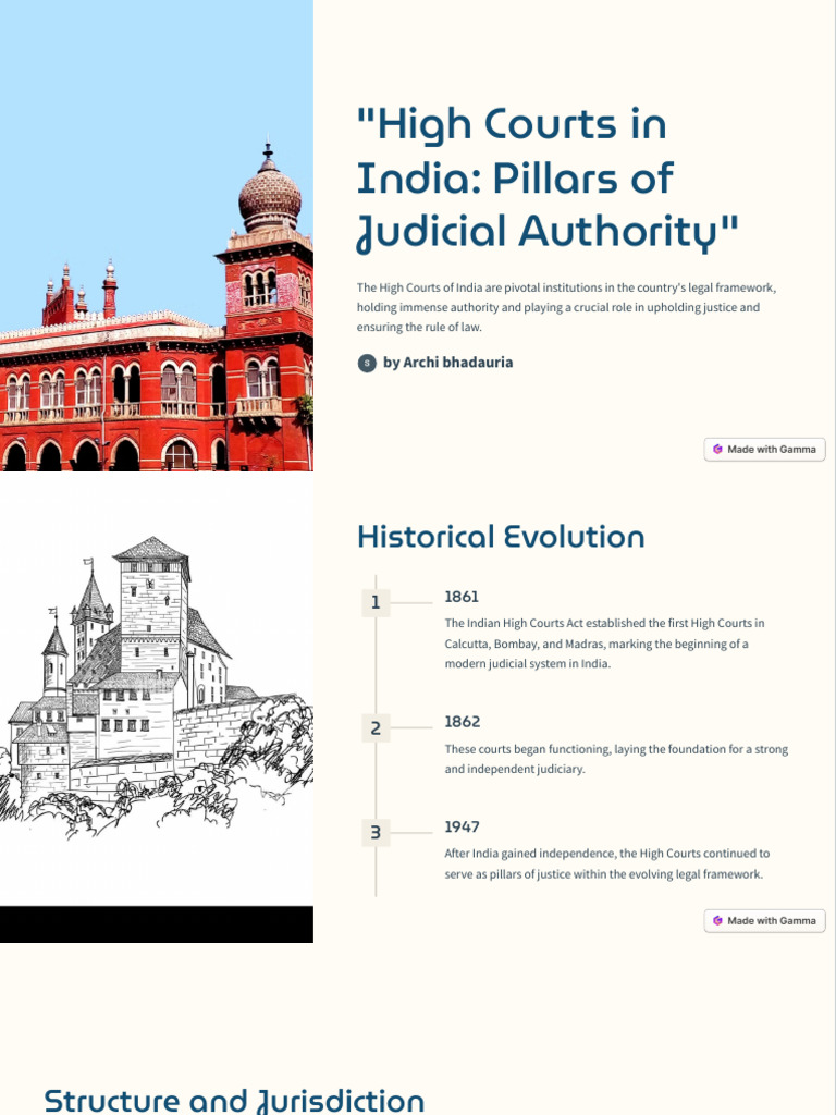 High-Courts-in-India-Pillars-of-Judicial-Authority | PDF | Judiciaries ...