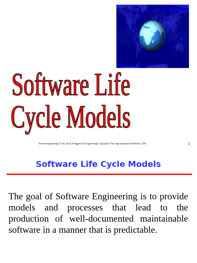 Chapter 2 Software Development Life Cycle Models | PDF | Technology ...
