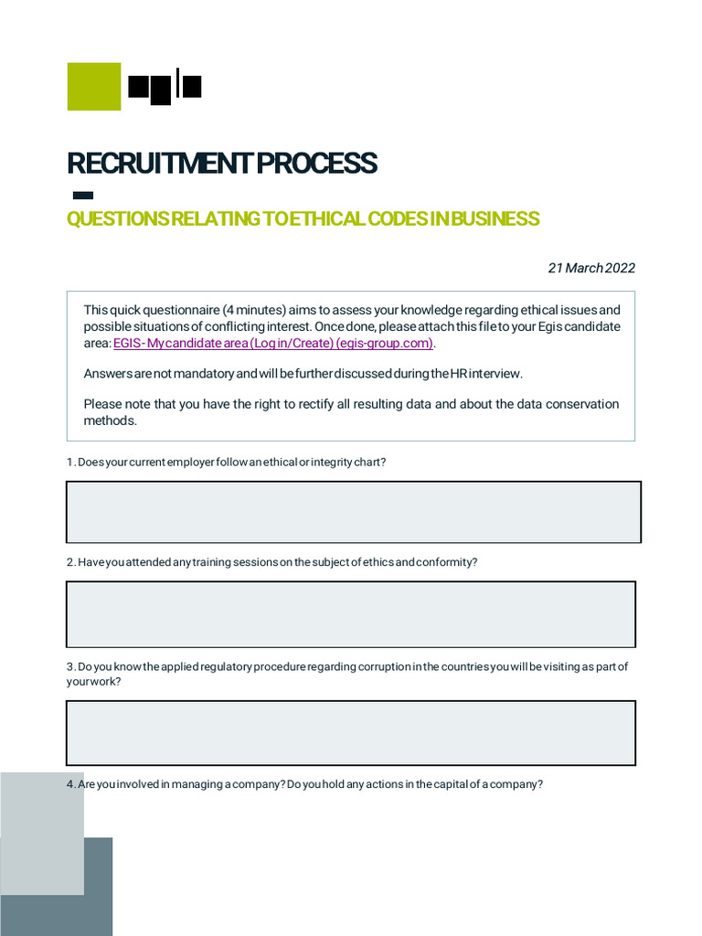EDI Monitoring Form Recruitment process | PDF