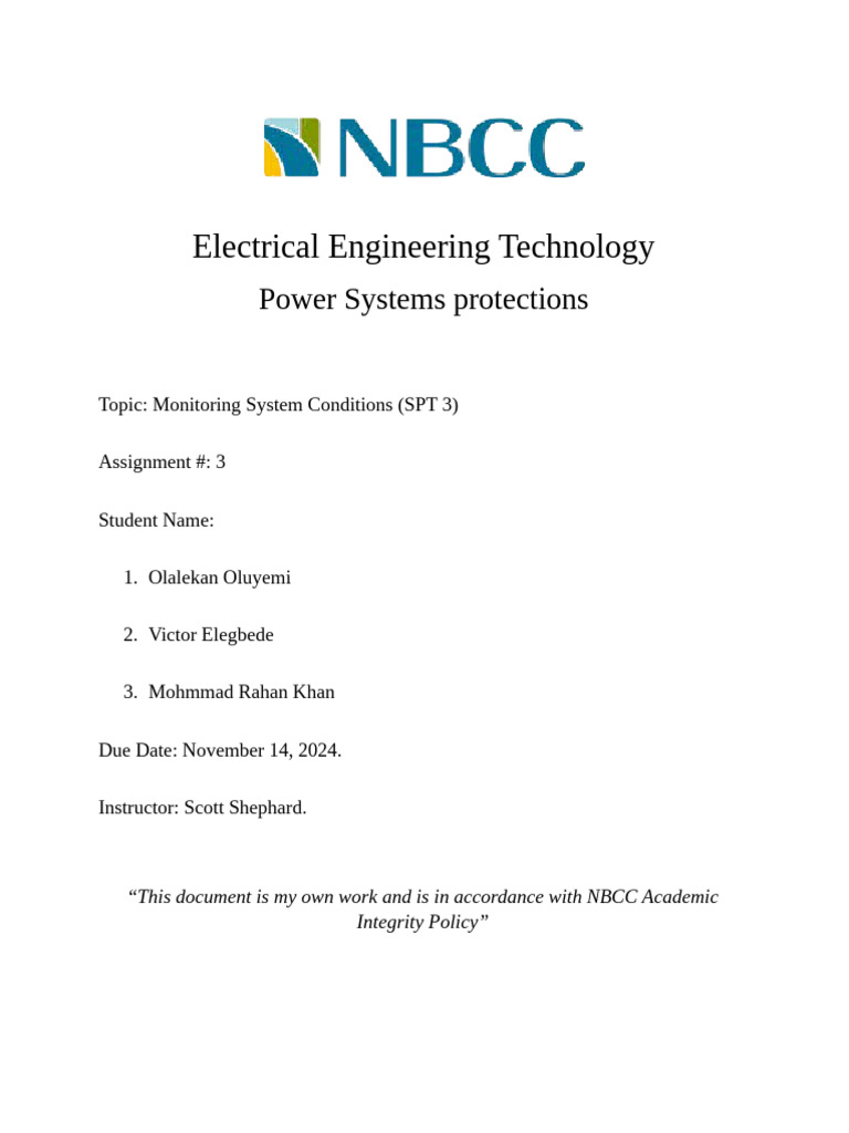 SPT 3 Assignment | PDF | Transformer | Physical Quantities