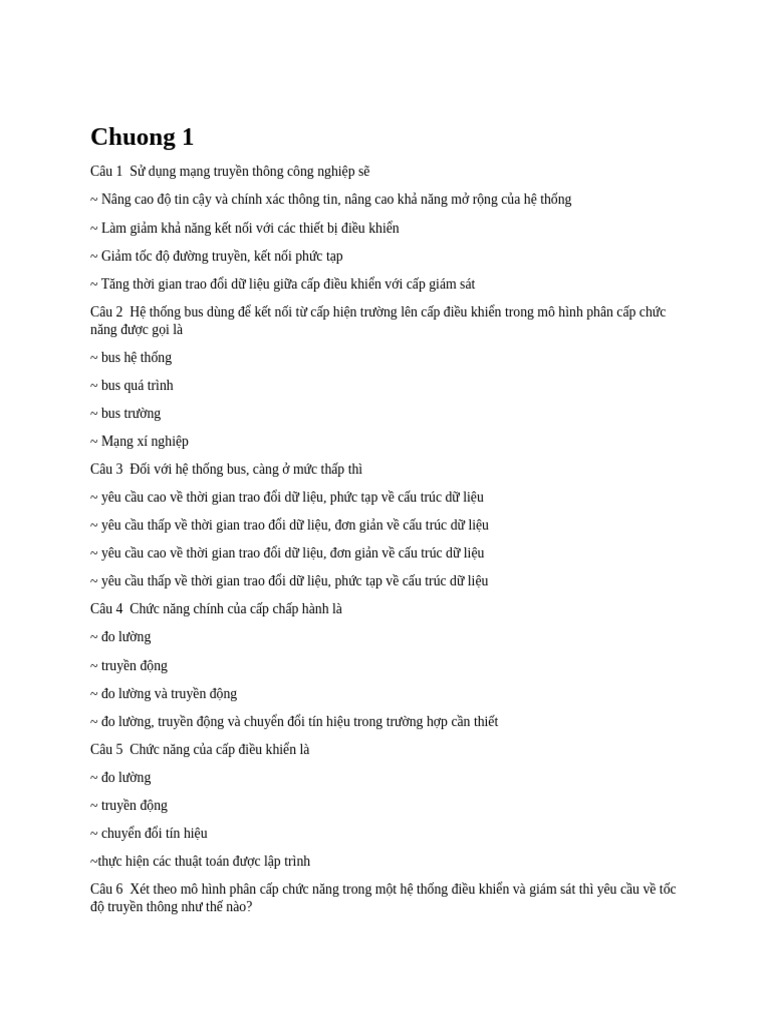 Chuong 1 | PDF