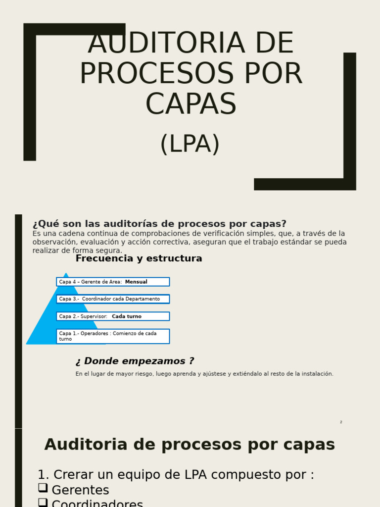 Auditoria de Procesos Por Capas. | PDF | Auditoría | Servicios financieros