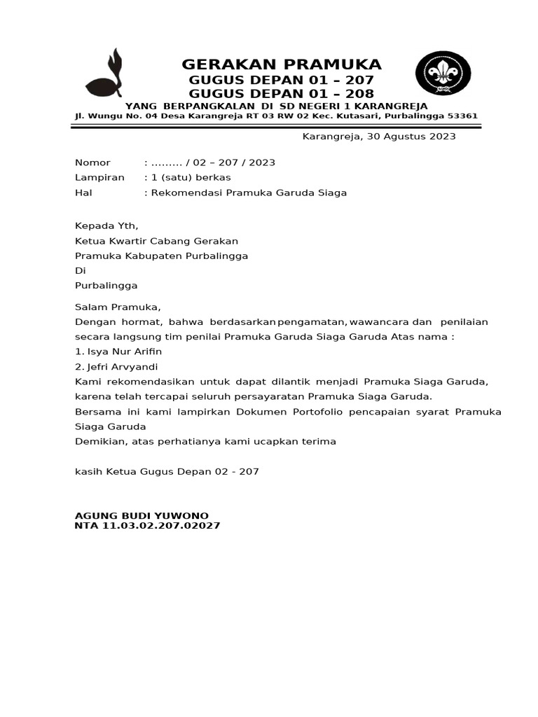 Siaga Garuda Pa isya | PDF