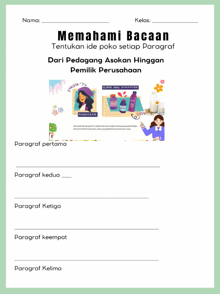 Memahami Bacaan Cerita Binatang Peliharaan Abu Putih Ilustrasi | PDF