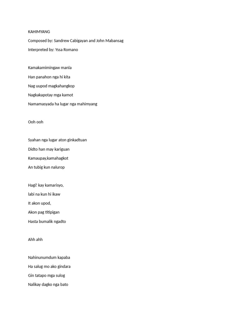 KAHIMYANG | PDF