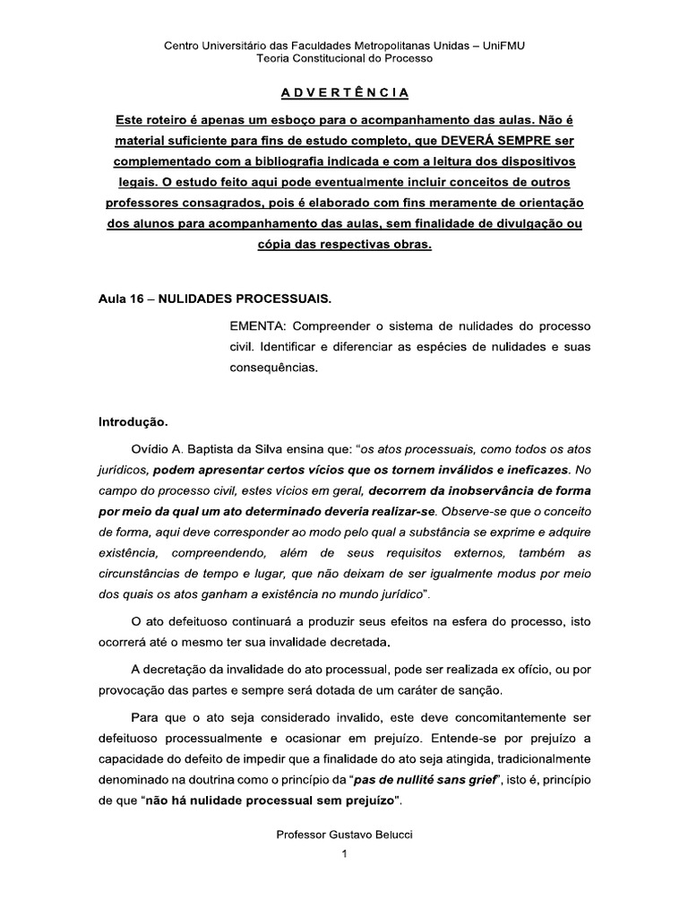 AULAS 16 | PDF
