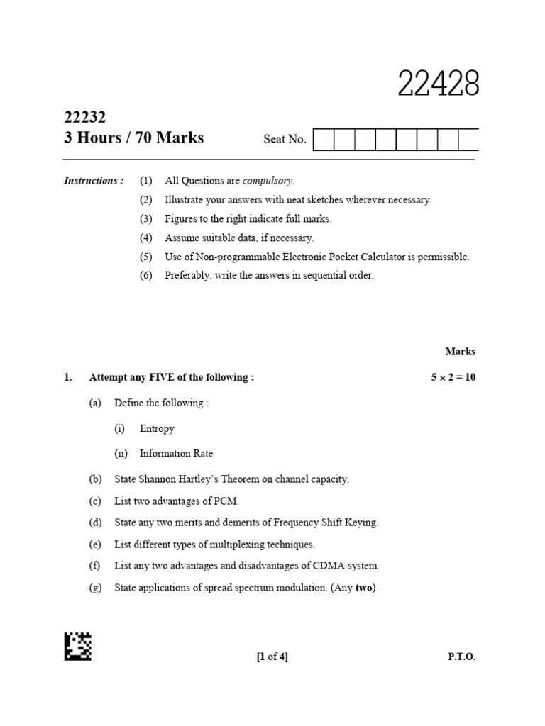 22428-2023-Summer-Question-Paper (Msbte Study Resources) | PDF ...