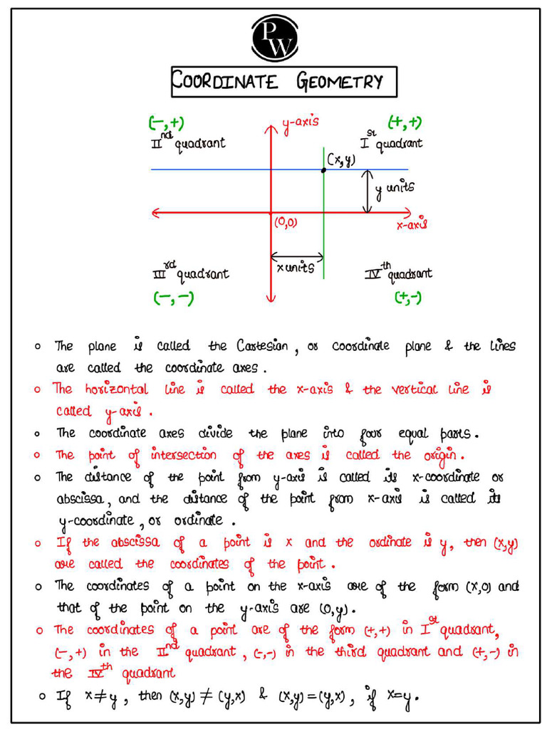 Coordinate Geometry | PDF