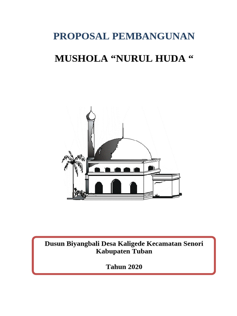 Proposal Pembangunan Mushola Nurul Huda | PDF