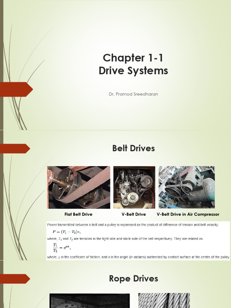 Ch-1-1_Drive-Systems | PDF | Electric Motor | Gear