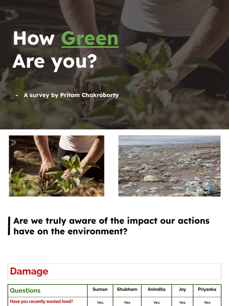 How Green Are you _ | PDF
