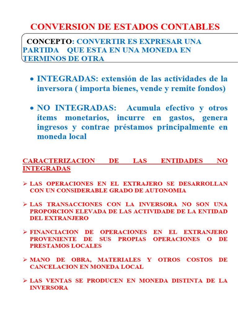 Esquema conversión | PDF | Tipo de cambio | Inflación